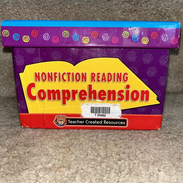 NON- FICTION READING Comprehension Cards 3 Teacher Created Resources ...