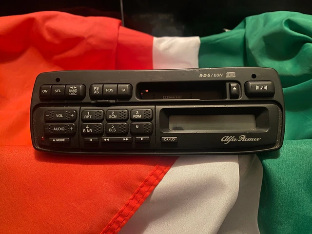 ALFA ROMEO GTV & Spider 916 Ph1 Black Clarion Stereo Radio Cassette ...