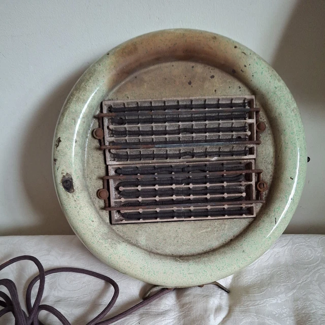 VINTAGE ELECTRIC HEATER 1940 working £58.91 - PicClick UK