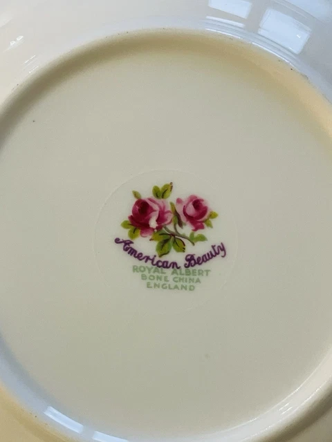 ANTIQUE BOWLS, ROYAL Albert's "American Beauty", Bone China, England £ ...