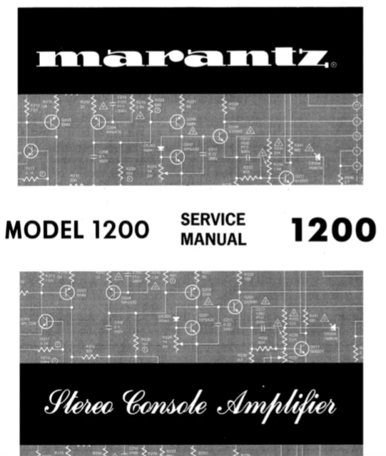 MARANTZ 240 SCHEMATIC Diagram Service Manual Repair Schaltplan ...