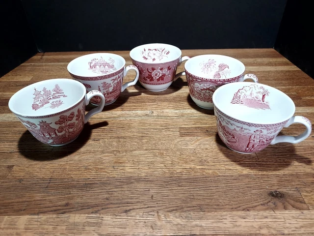 SPODE THE SPODE Archive Collection Tea Cups Various Series Set Of 5 $49 ...