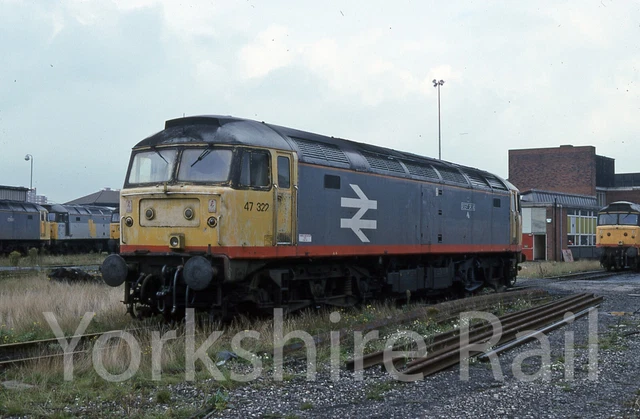 35MM RAILWAY SLIDE Class 47 | 47322 | Saltley TMD 1994 + copyright £3. ...