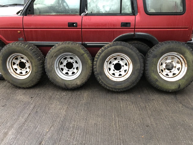 DISCOVERY 1 RANGE Rover Classic Steel Wheels Tyres 235/85/16 £229.98 ...