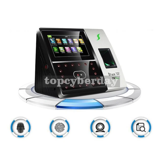 BIOMETRIC FACE READER Fingerprint Access Attendance Time Clock ZKTecK ...