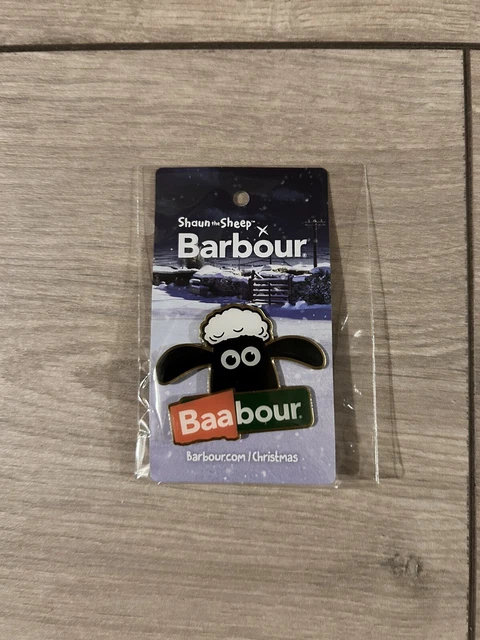 SHAUN THE SHEEP Barbour Pin Badge 2023 Genuine £10.50 - PicClick UK