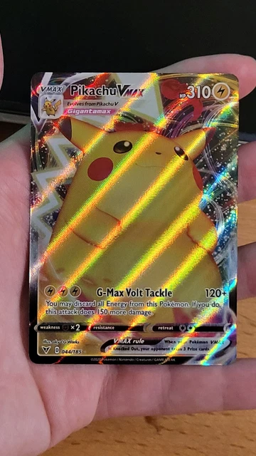 POKÉMON TCG PIKACHU VMAX Vivid Voltage 044/185 Holo Ultra Rare $7.00 ...