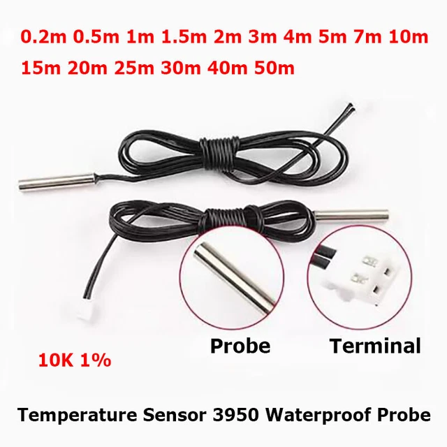 0.2M-50M NTC THERMISTOR Accuracy Temperature Sensor 10K 1% 3950 ...