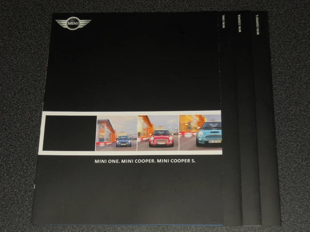 MINI ONE / COOPER / COOPER S brochure catalogue documentation - année ...