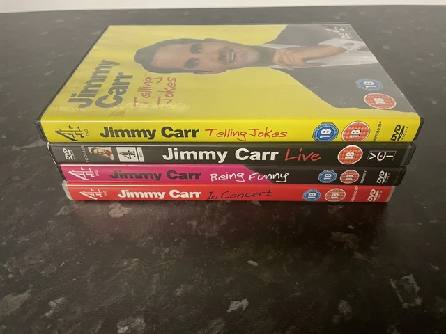 JIMMY CARR DVD Bundle Stand Up Comedy 6 Different shows cert 18 $16.53 ...