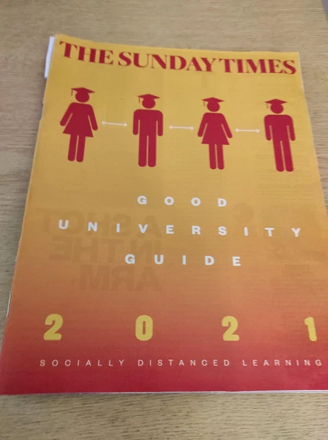 SUNDAY TIMES CULTURE Magazine Good University Guide 2021 - B216 £2.99 ...