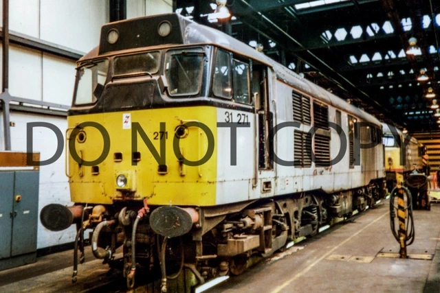 UK DIESEL TRAIN Railway Photograph Of Class 31 31271 Loco. (Rm31-328) £ ...
