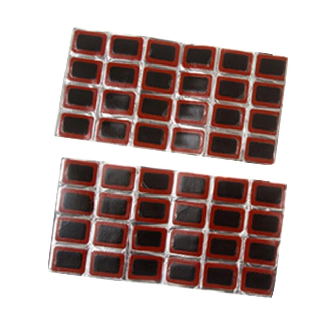PORTABLE ROUND BIKE Tire Repair Rubber Patches Self Adhesive Bicycle ...