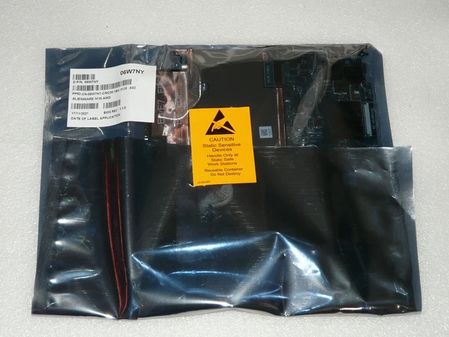 NEW ALIENWARE M15 R5 MOTHERBOARD AMD RYZEN 9 5900HX 4.6GHz NV 3070 8GB ...