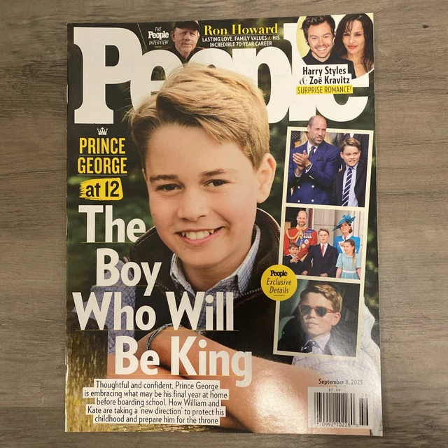 PEOPLE MAGAZINE September 8th 2025 Prince George at 12 The boy will be ...
