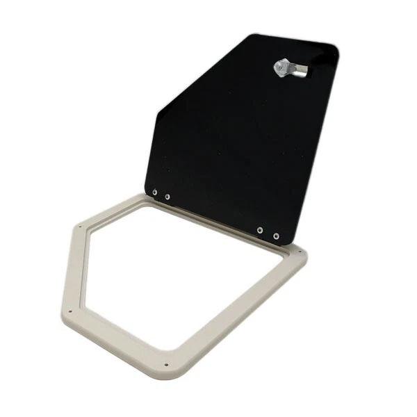 PREMIER PONTOON BOAT Console Access Hatch | 14 7/8 x 14 7/8 Inch Black ...