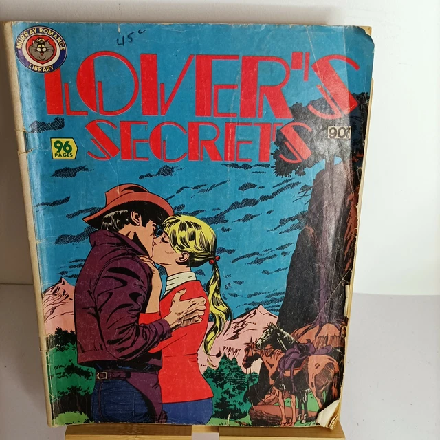 RARE COLLECTABLE LOVER'S Secrets Murray Romance Library Vintage Comic ...