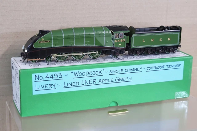 PRO-SCALE KIT BUILT BRASS LNER 4-6-2 CLASS A4 LOCOMOTIVE 4493 WOODCOCK ...