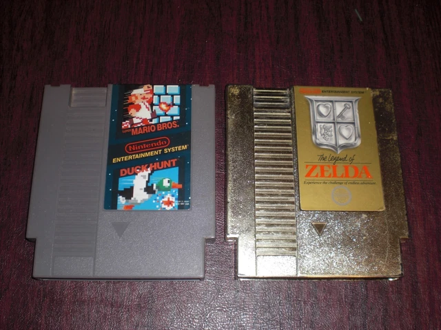 SUPER MARIO BROS Duck Hunt The Legend of Zelda Nintendo NES ...
