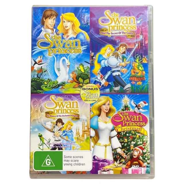 THE SWAN PRINCESS 4 Movie DVD Collection Set Region 4 Animated Family ...