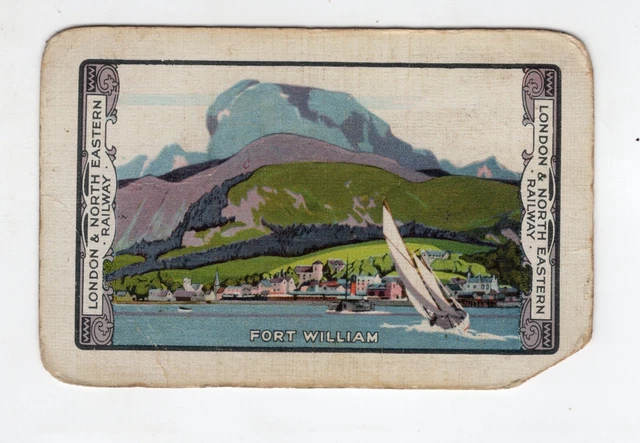 LNER PLAYING CARD Fort William Scotland 1960s £2.60 - PicClick UK