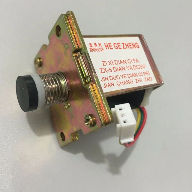 DC3V SPRING LOADED Knob Self Absorption Solenoid Valve for Gas Water ...