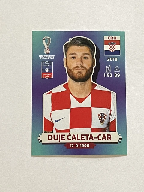 PANINI WORLD CUP Qatar 2022 Duje Caleta-Car Sticker No Cro 5 $1.55 ...