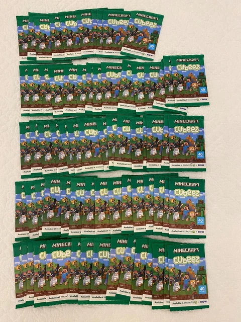 WOOLWORTHS WOOLIES MINECRAFT Cubeez 2025 x70 NEW UNOPENED - FREE ...