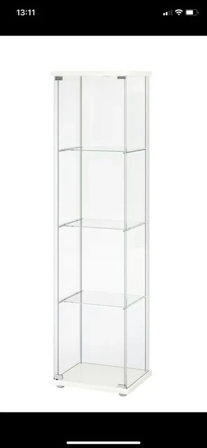 IKEA GLASS DISPLAY cabinet £60.00 - PicClick UK