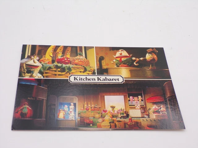 DISNEY WORLD EPCOT Center 1982 Kitchen Kabaret Anthropomorphic Food ...