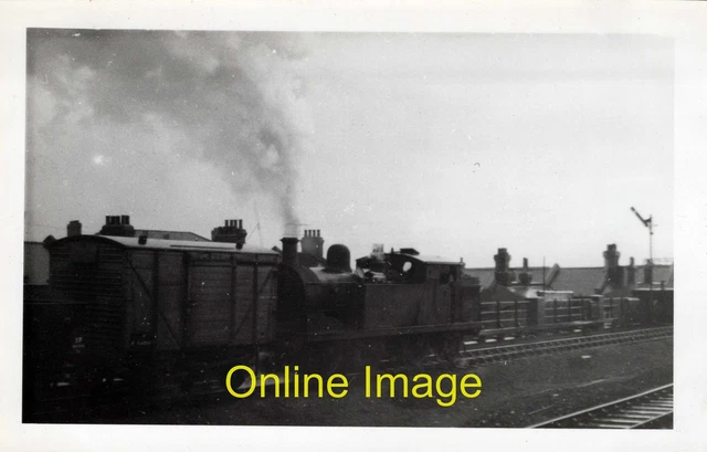 RAILWAY PHOTO 6X4 ex LTSR Tilbury 0-6-2T Freight unknown location c1958 ...