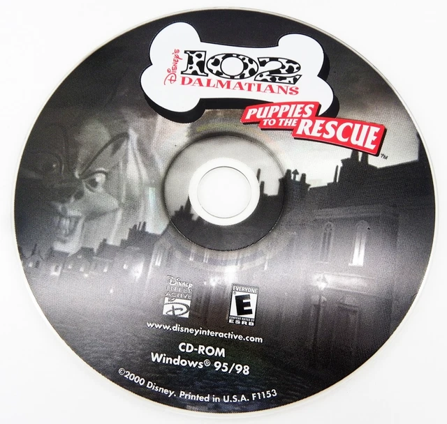 DISNEY'S INTERACTIVE 102 Dalmatians Puppies To The Rescue PC Very Good ...