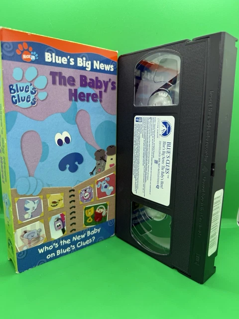 BLUE'S CLUES - Blue's Big News - The Baby's Here! VHS 2001 By Steven ...