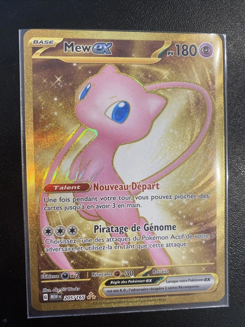 CARTE POKÉMON MEW Ex 205/165 Gold- EV 3.5 151- FR EUR 22,00 - PicClick FR
