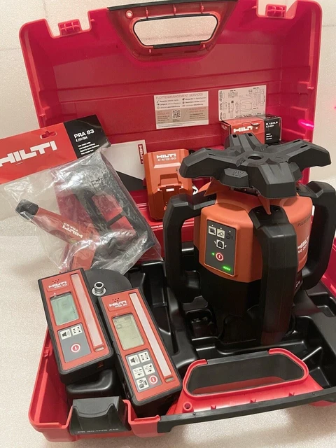 HILTI PR 30-HVS A12 Rotationslaser mit PRA30,PRA20 PRA 83,C4/12-50,B12 ...