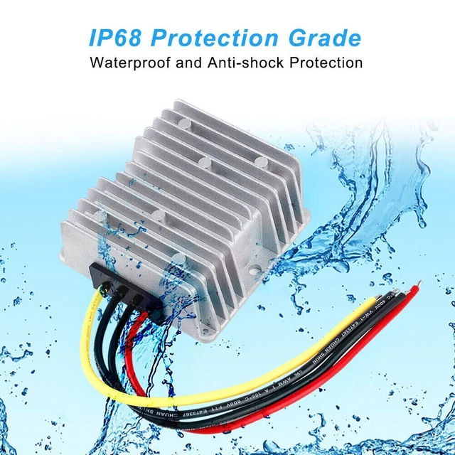 RÉGULATEUR DE TENSION étanche DC 12V à 48 V stabilisateur EUR 24,36 - PicClick IT