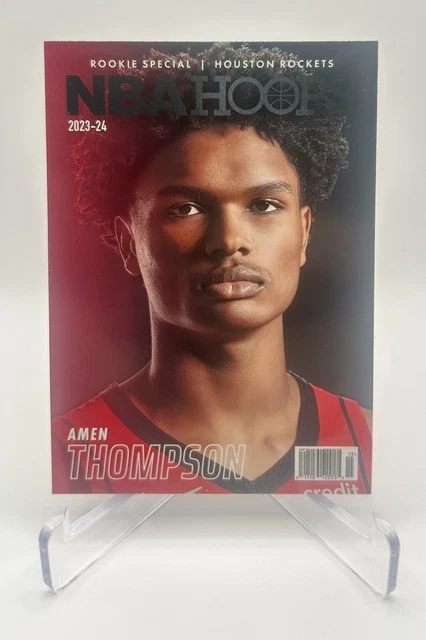 2023-24 NBA HOOPS AMEN THOMPSON Rookie inserto speciale SP RC #1 ...