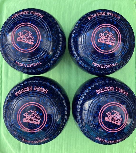 DRAKES PRIDE PROFESSIONAL PRO-50 Lawn Bowls. Size 00H. WB 33. Blue ...