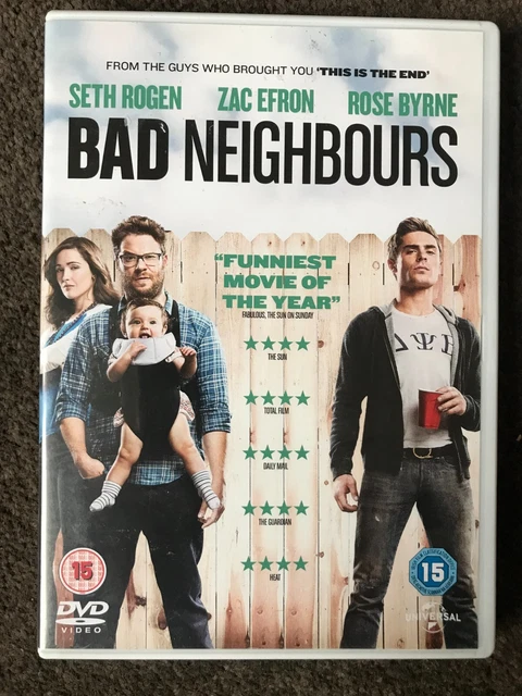 BAD NEIGHBOURS (DVD, 2014) Seth Rogen Zac Efron £1.00 - PicClick UK