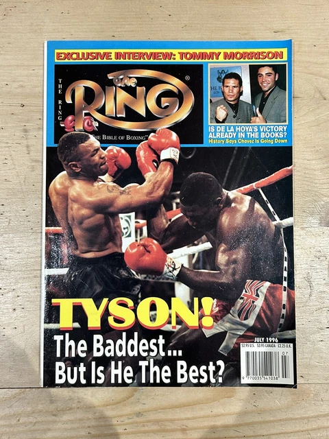 THE RING BOXING Magazine July 1996, Mike Tyson, Oscar De La Hoya - £14. ...