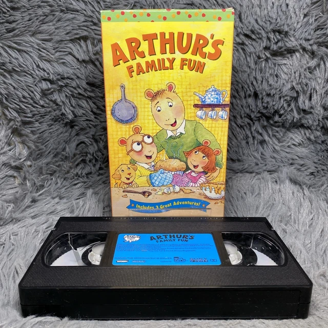 ARTHUR - ARTHURS Family Fun VHS Tape 2003 PBS Kids Cartoon Show Rare ...