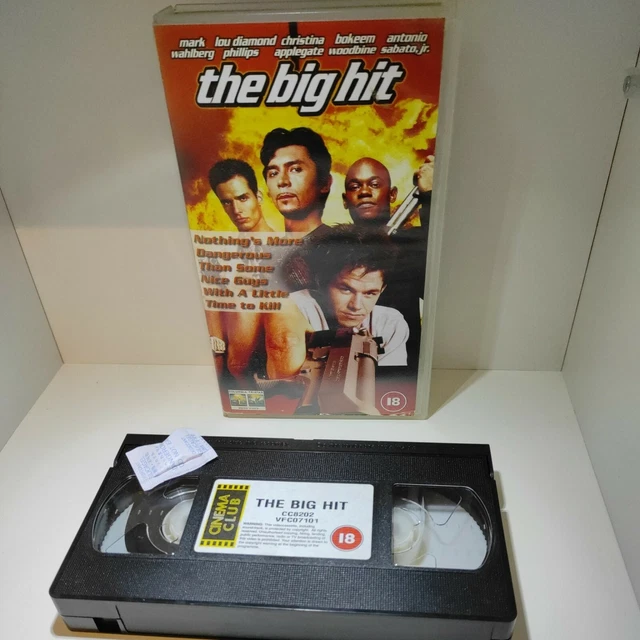 THE BIG HIT VHS Video tape Mark Wahlberg (18) cinema club £1.30 ...