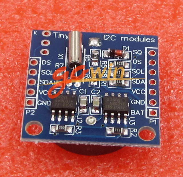 TINY I2C RTC DS1307 AT24C32 Real Time Clock module without battery $3. ...