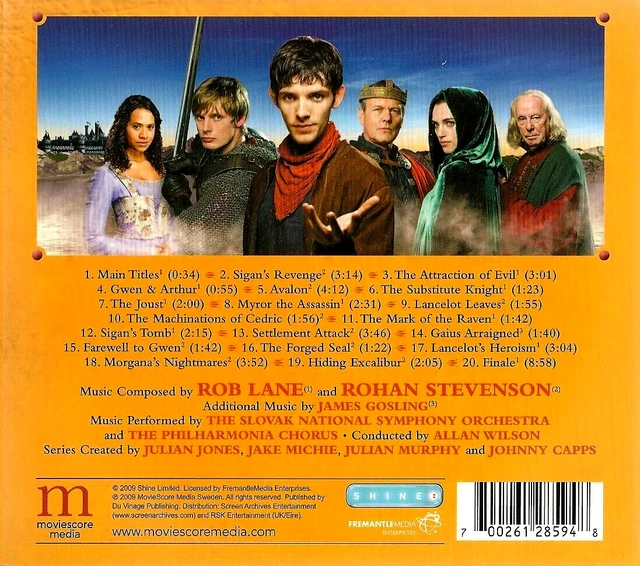MERLIN SAISON 2 (Musique De Film) - Rob Lane - Rohan Stevenson (Cd) EUR ...