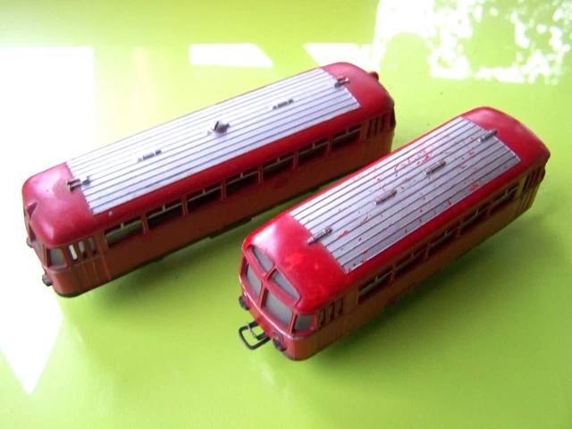 AUTORAIL Marklin Automotrice Schienenbus DB 800 Et Sa Remorque 3 rails ...