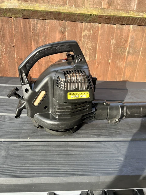 MCCULLOCH BVM 240 Petrol Leaf Blower. £39.99 - PicClick UK