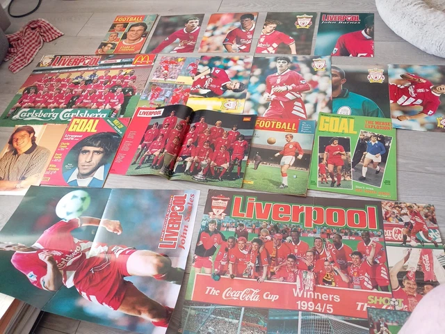 LIVERPOOL POSTERS AND Old Magazines Joblot 50S Onwards £5.00 - PicClick UK