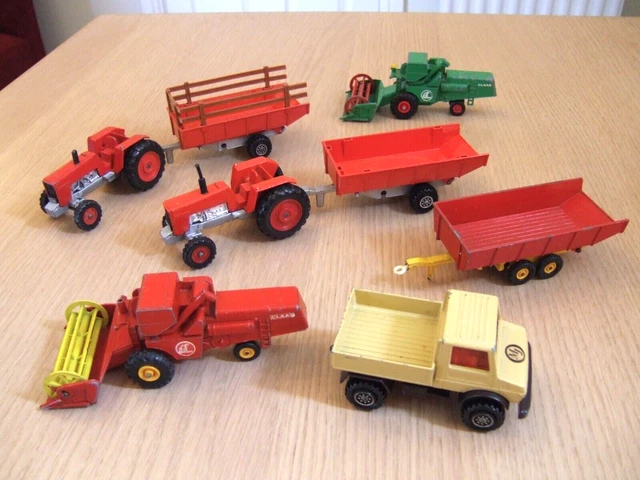 MATCHBOX FARM MASSEY tractors, trailers & combines lot EUR 7,12 ...