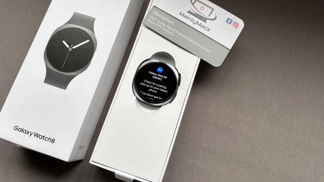 SAMSUNG GALAXY WATCH 8 40mm Graphite SM-L320 - Bluetooth WiFi GPS - RRP ...