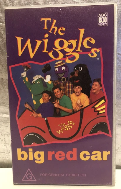 VHS THE WIGGLES BIG RED CAR ABC Kids Video PAL 1995 Original Cast EUR ...